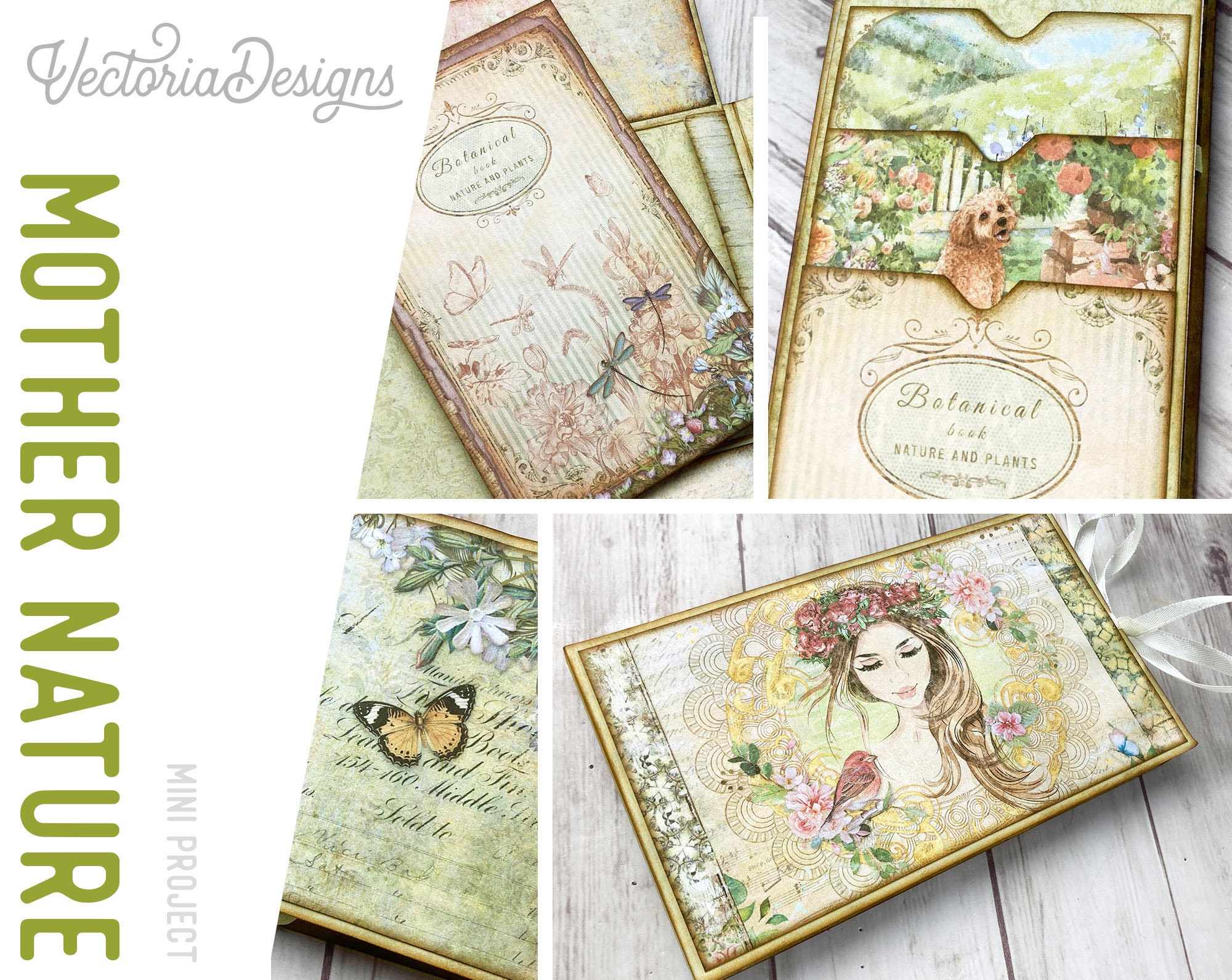 Mother Nature Mini Project Booklet Craft Kit Folio Kit Summer Crafts ...