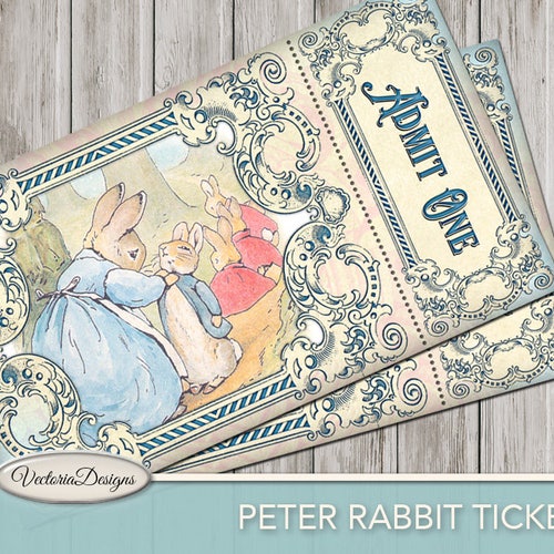 Peter Rabbit Postcards Printable Postcards Beatrix Potter - Etsy Canada