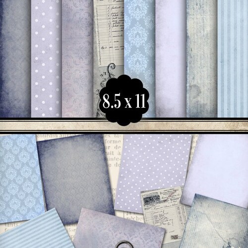 Winter Color Paper Pack Printable Paper Crafting Crafts - Etsy