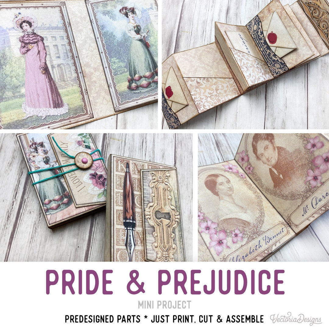 Pride and Prejudice Tiny Mini Booklet Mini Project Booklet Craft Kit ...