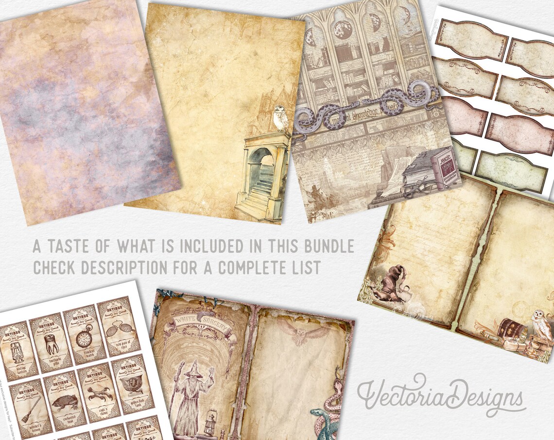 Wizard Library MEGA Crafting Bundle 002443 NEW - Etsy
