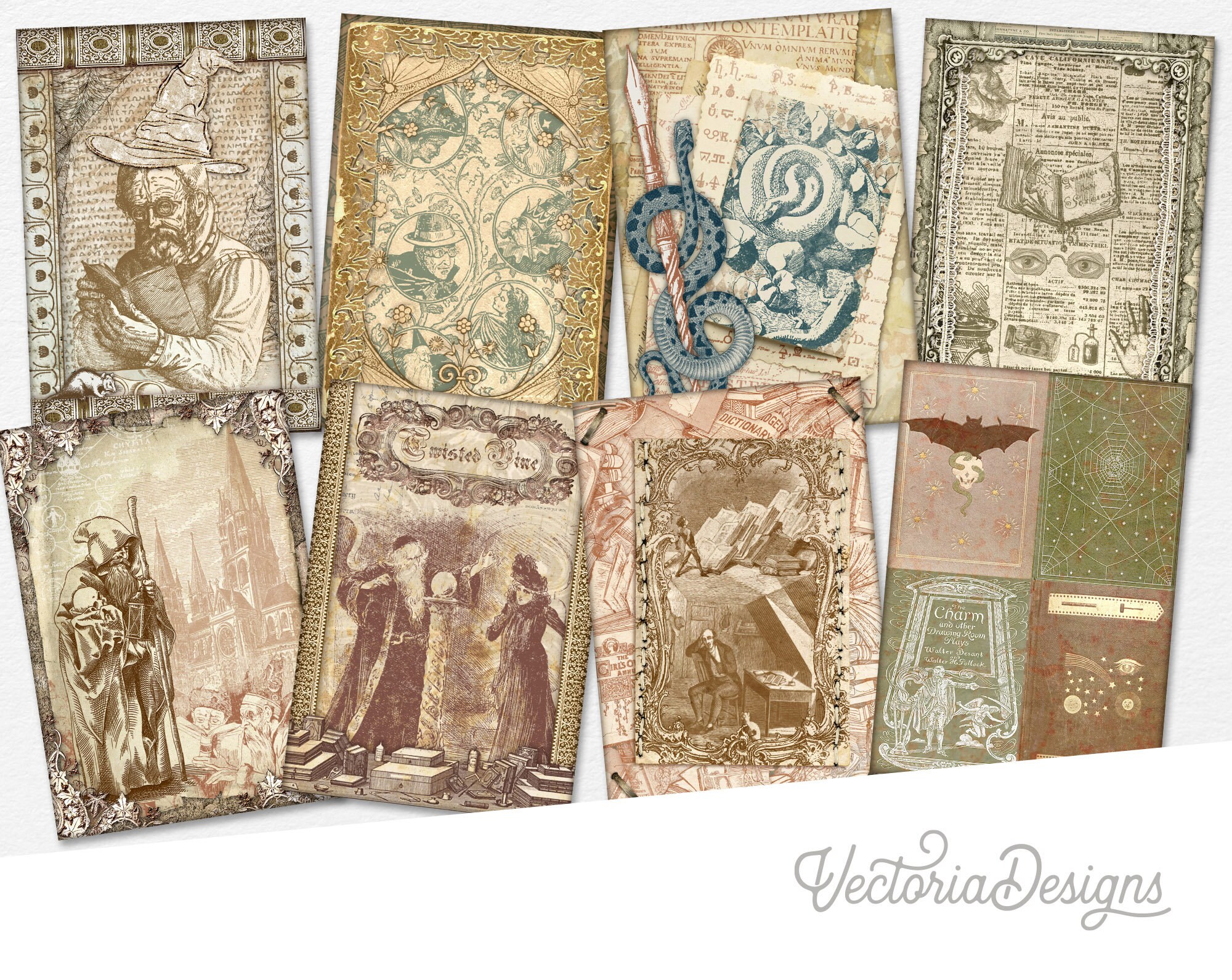 Magical Tales Cards Printable Cards Magic Cards Junk - Etsy
