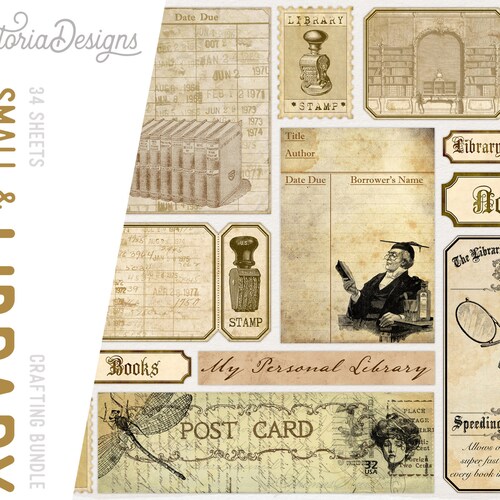 Small & Precious Library Crafting Bundle Library Journal Kit - Etsy