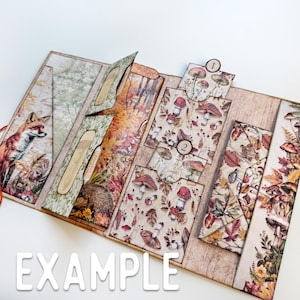 Mini Folio Templates Mini Folio Craft Kit Quick Project Junk Journal ...