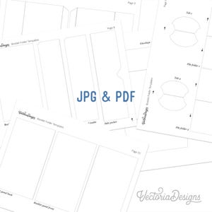 Booklet Folder Templates Mini Booklet Craft Kit Quick Project Junk ...