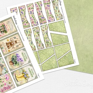 Flower Farm Tiny Mini Booklet Mini Project Booklet Craft Kit Folio Kit ...