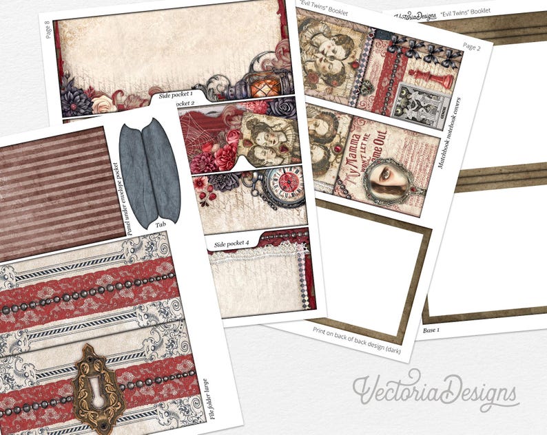 Evil Twins Mini Project, Crafts Halloween Mini Booklet Halloween ...