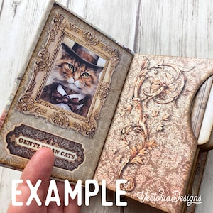 Mini Specimen Album Templates Mini Album Craft Kit Summer Crafts Junk ...