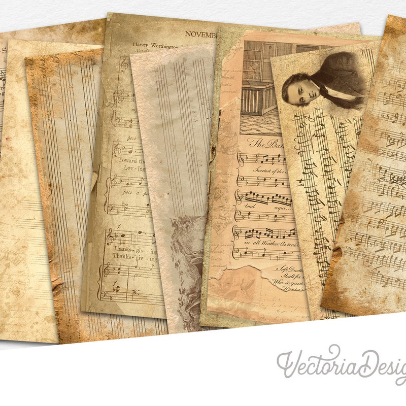 Music Decoupage - Etsy
