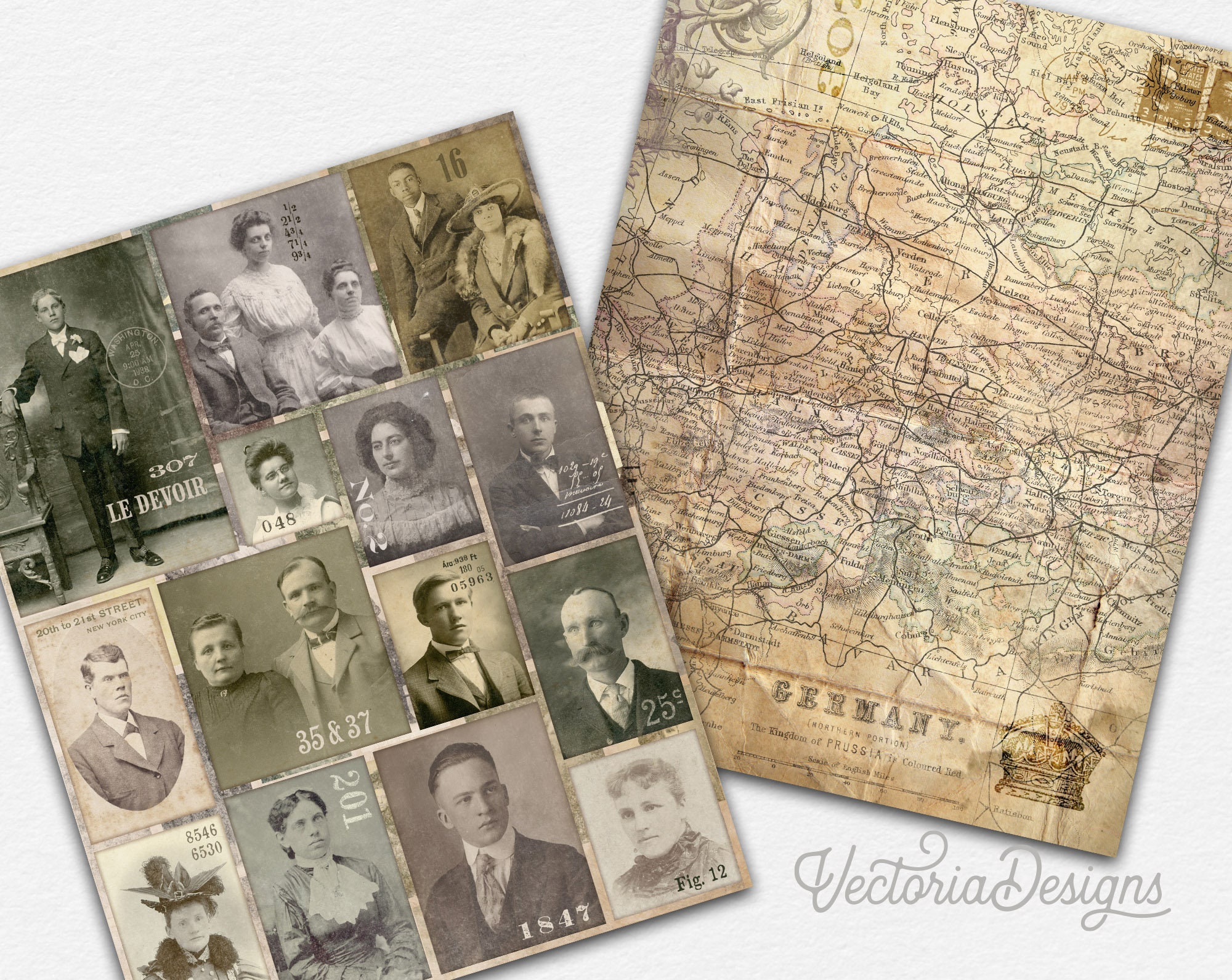 Old School Detective Paper Pack Printable Journal Pages - Etsy Canada