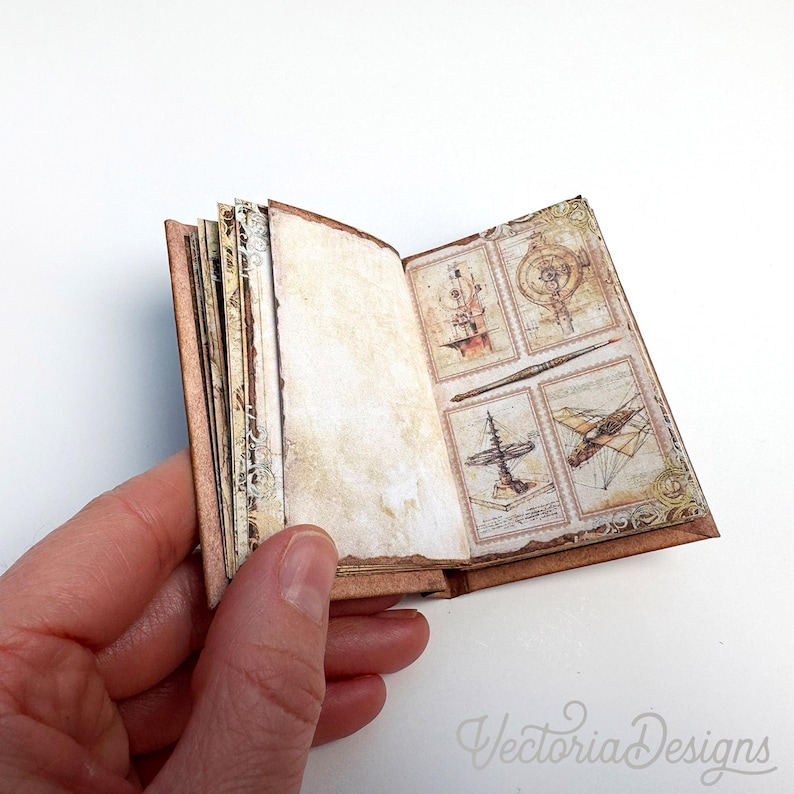 Leonardo Da Vinci DIY Mini Book Printable Craft - 003955 - Etsy