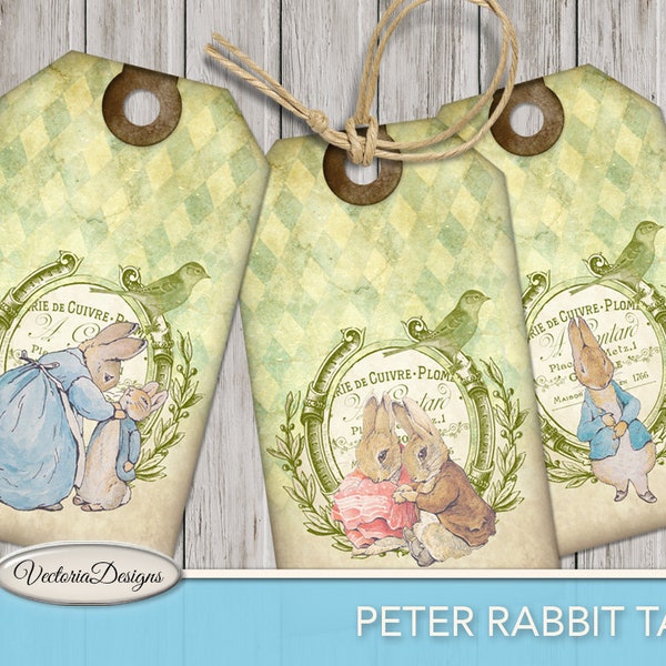 Peter Rabbit Tags - Etsy