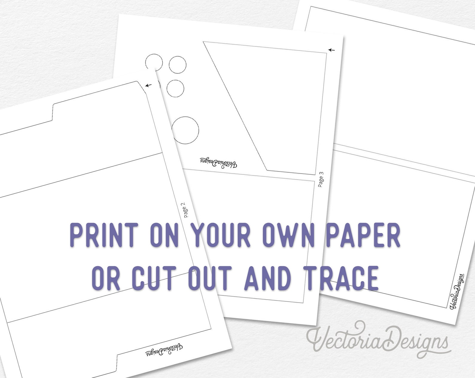 Mini Folio Templates Folio Craft Kit Vacation Crafts Folio Kit Junk ...