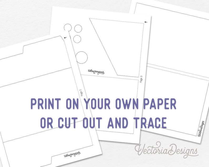 Mini Folio Templates Folio Craft Kit Vacation Crafts Folio Kit Junk ...