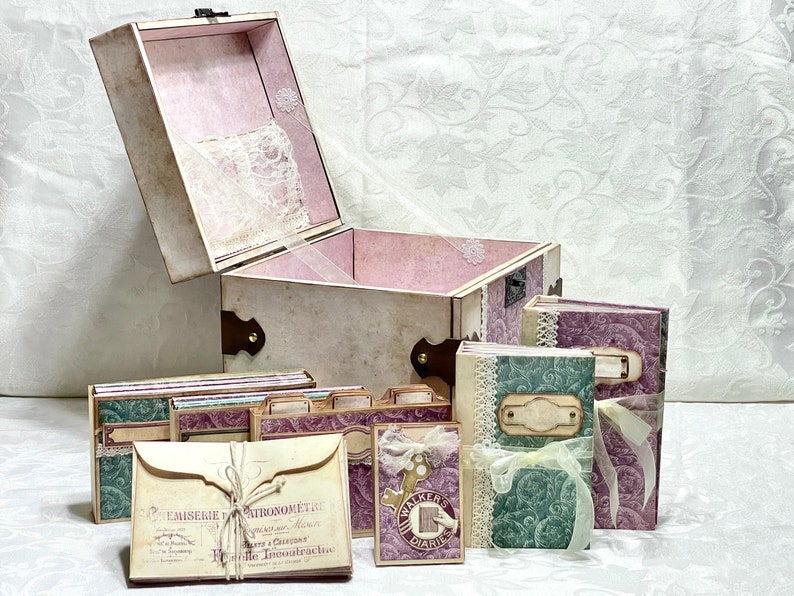 My Secret Compartment Box Crafting Tutorial How to Paper - Etsy