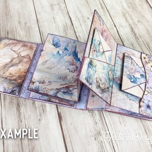 Tiny Mini Booklet Templates Mini Booklet Craft Kit Mini Project Junk ...