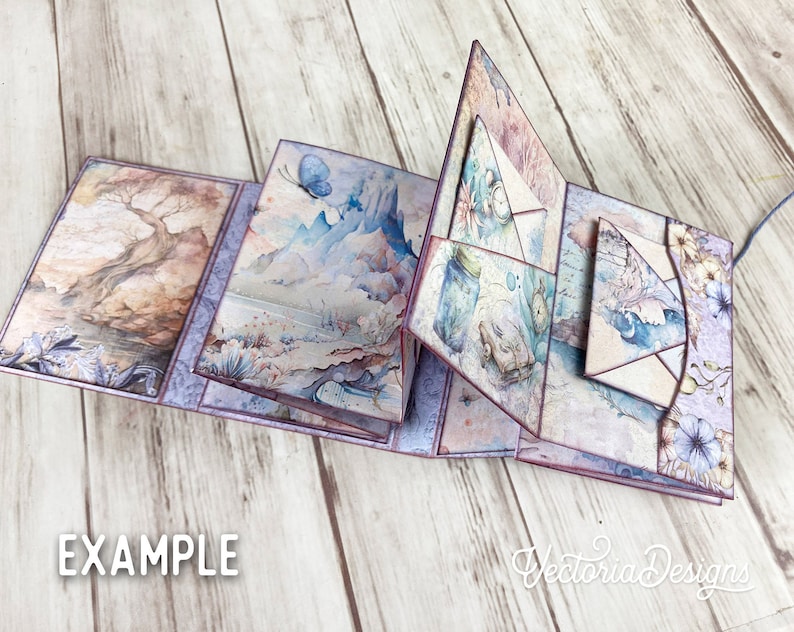 Tiny Mini Booklet Templates Mini Booklet Craft Kit Mini Project Junk ...