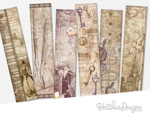 Magic Wizard Bookmarks Printable Bookmarks Magic Bookmarks - Etsy UK