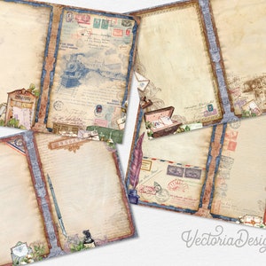 Snail Mail Junk Journal Kit, Mail Junk Journal Kit, Printable Junk ...