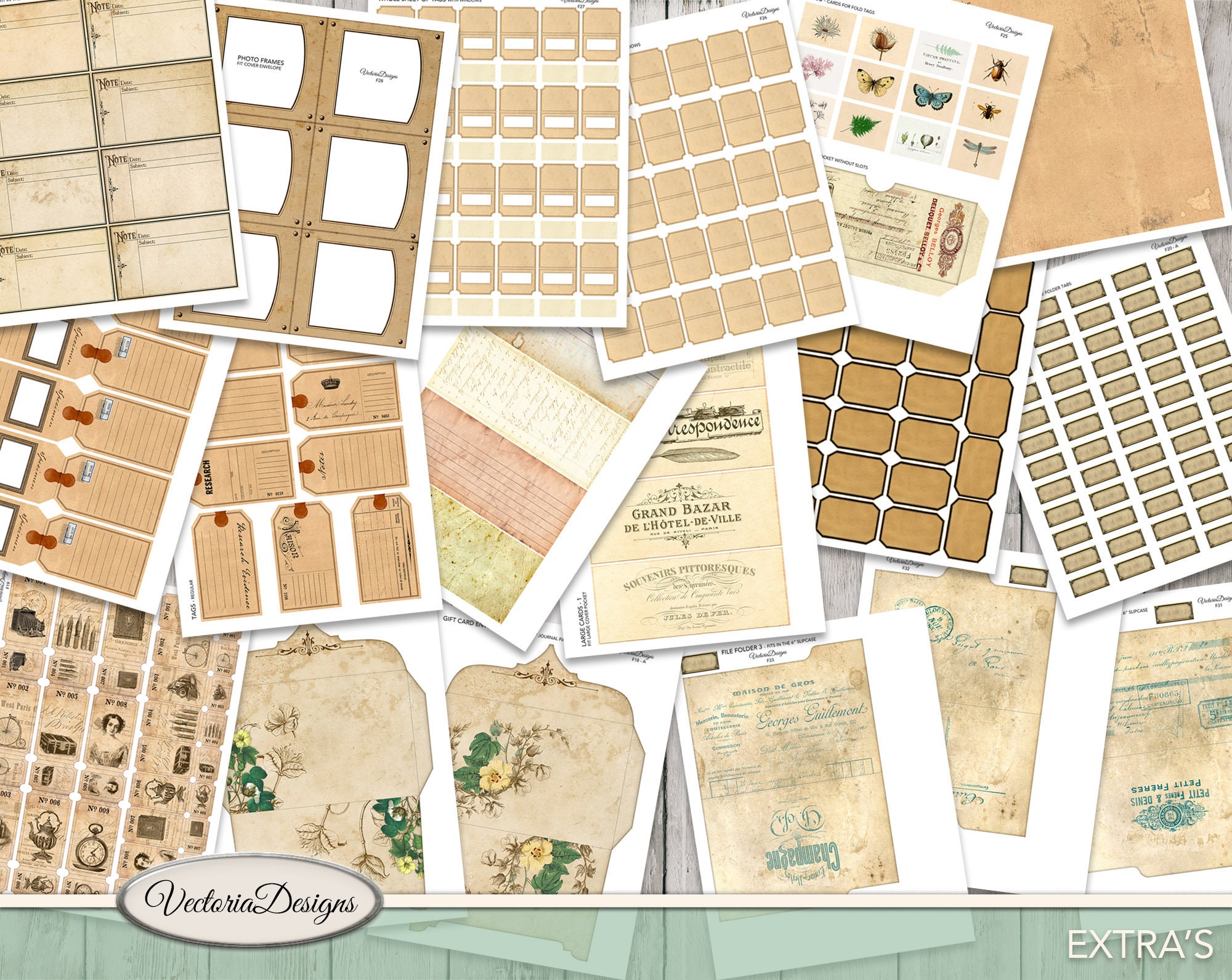 MEGA Project Pack Printable Paper Craft Journal Notes Digital Paper mega-project-pack-printable-paper-craft-journal-notes-digital-paper