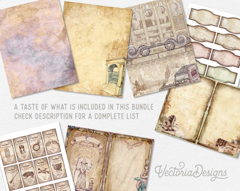 Wizard Library DELUXE MEGA Crafting Bundle Wizard Printables - Etsy