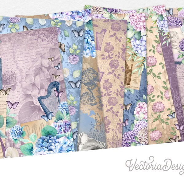 Floral Paper Pack - Etsy