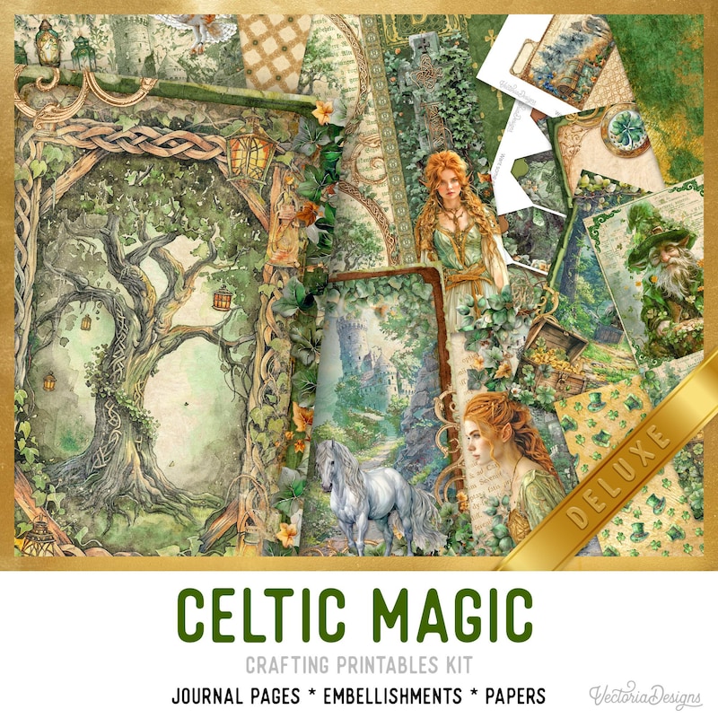 Celtic Magic Cards - Etsy