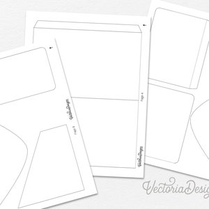 Mini Folio Templates Folio Craft Kit Vacation Crafts Folio Kit Junk ...