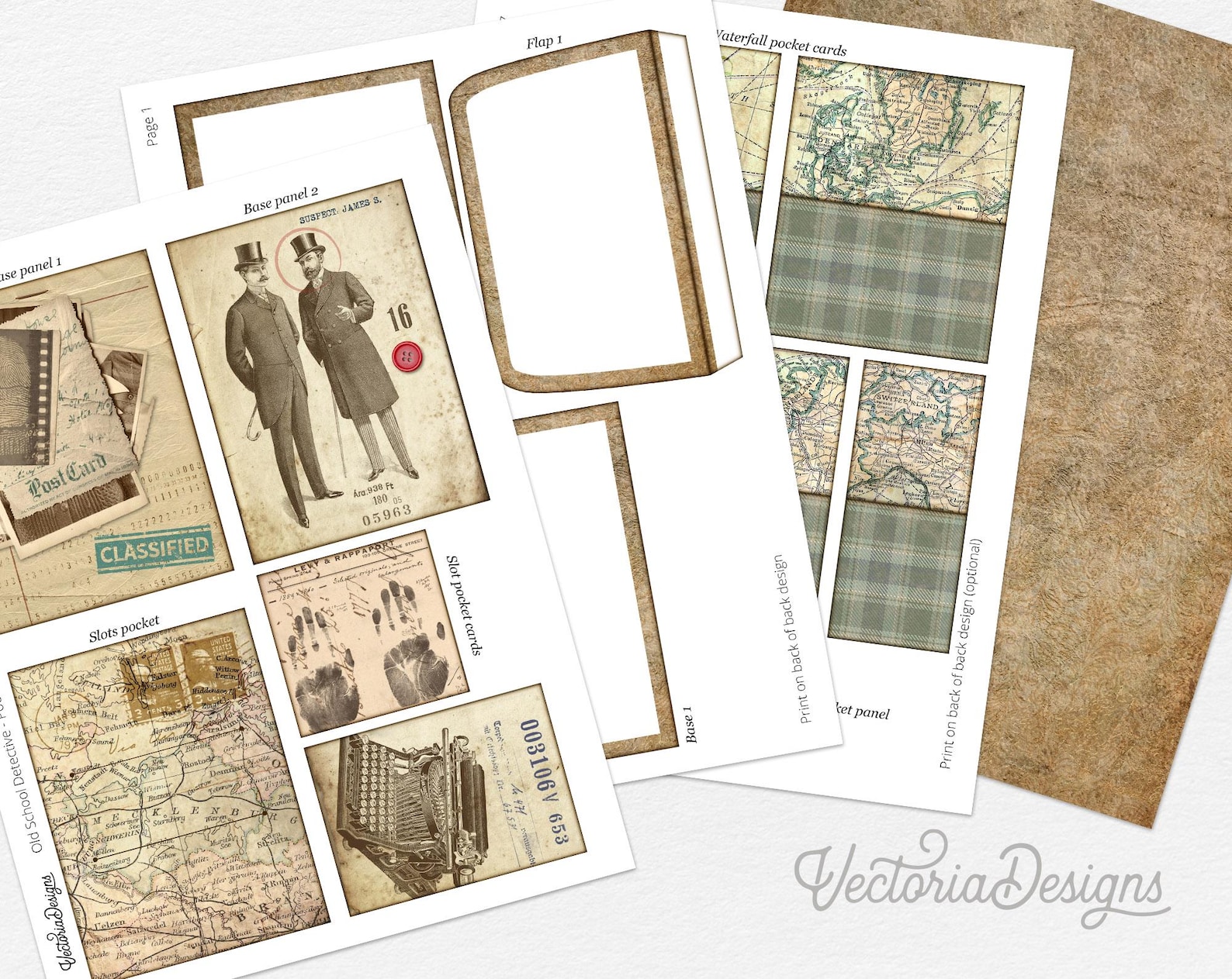 Old School Detective Mini Booklet Mini Project Detective Crafts Booklet ...