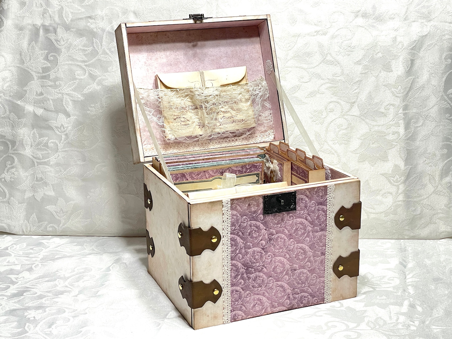 My Secret Compartment Box Crafting Tutorial, How to Paper Craft Guide ...