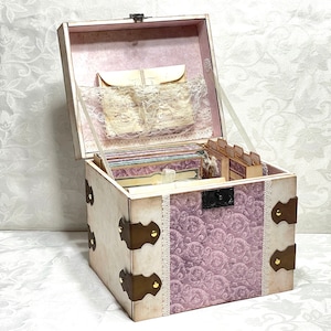 My Secret Compartment Box Crafting Tutorial, How to Paper Craft Guide ...