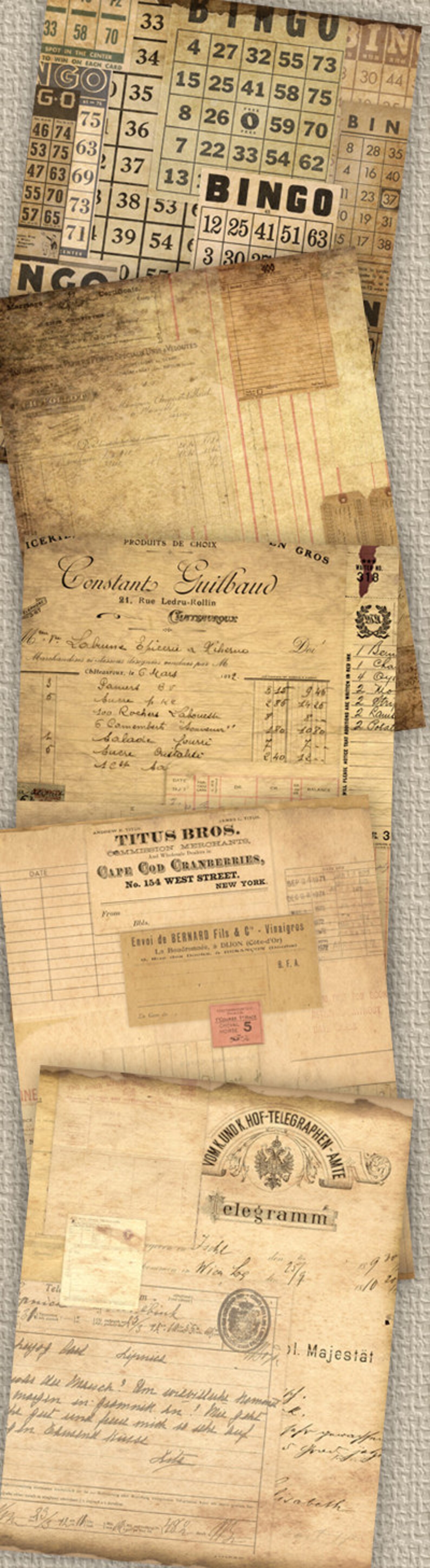 Shabby Elegant Paper Digital Papers Decorative Paper | Etsy