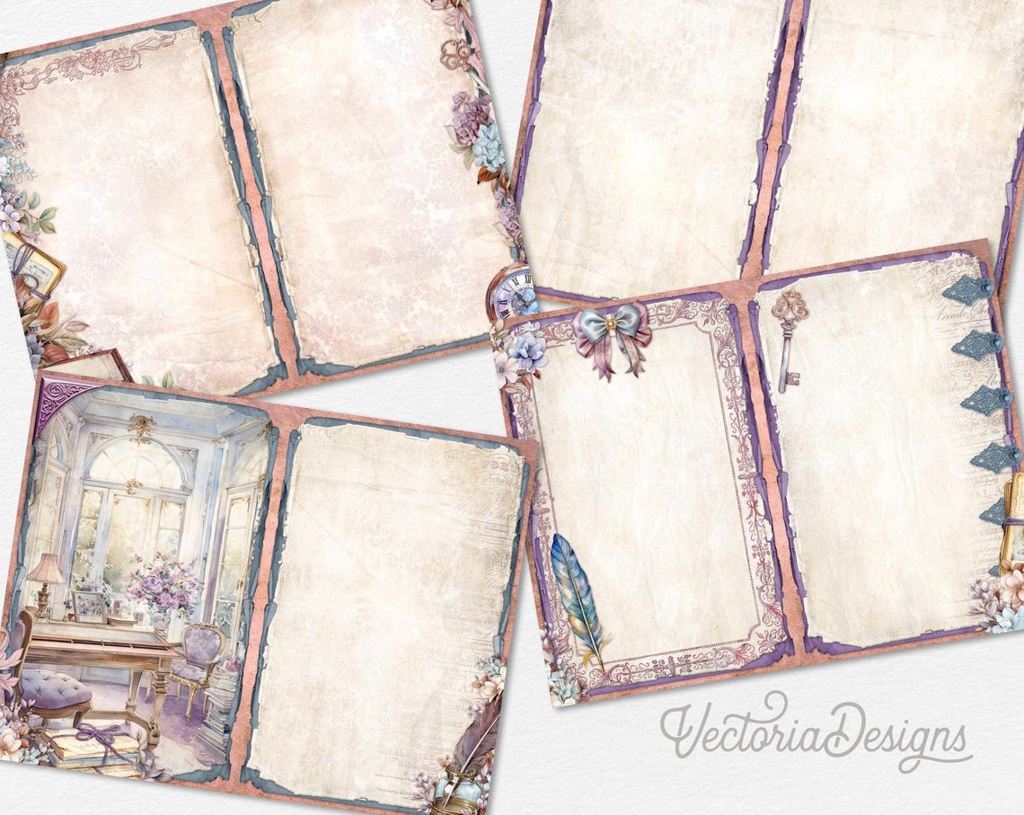 Regency Letters Junk Journal Kit, Letters Junk Journal Kit Vintage ...