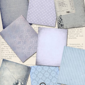 Winter Color Paper Pack Printable Paper Crafting Crafts Digital ...