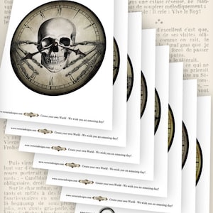 Halloween Clocks, Halloween Skull Decor, Halloween Printables, Bat ...