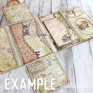 Mini Folio Templates Mini Project Craft Kit Summer Crafts Junk Journal ...