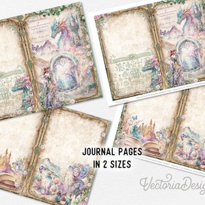 Fairytale Junk Journal Kit Fairytale Embellishments Fairytale Paper ...
