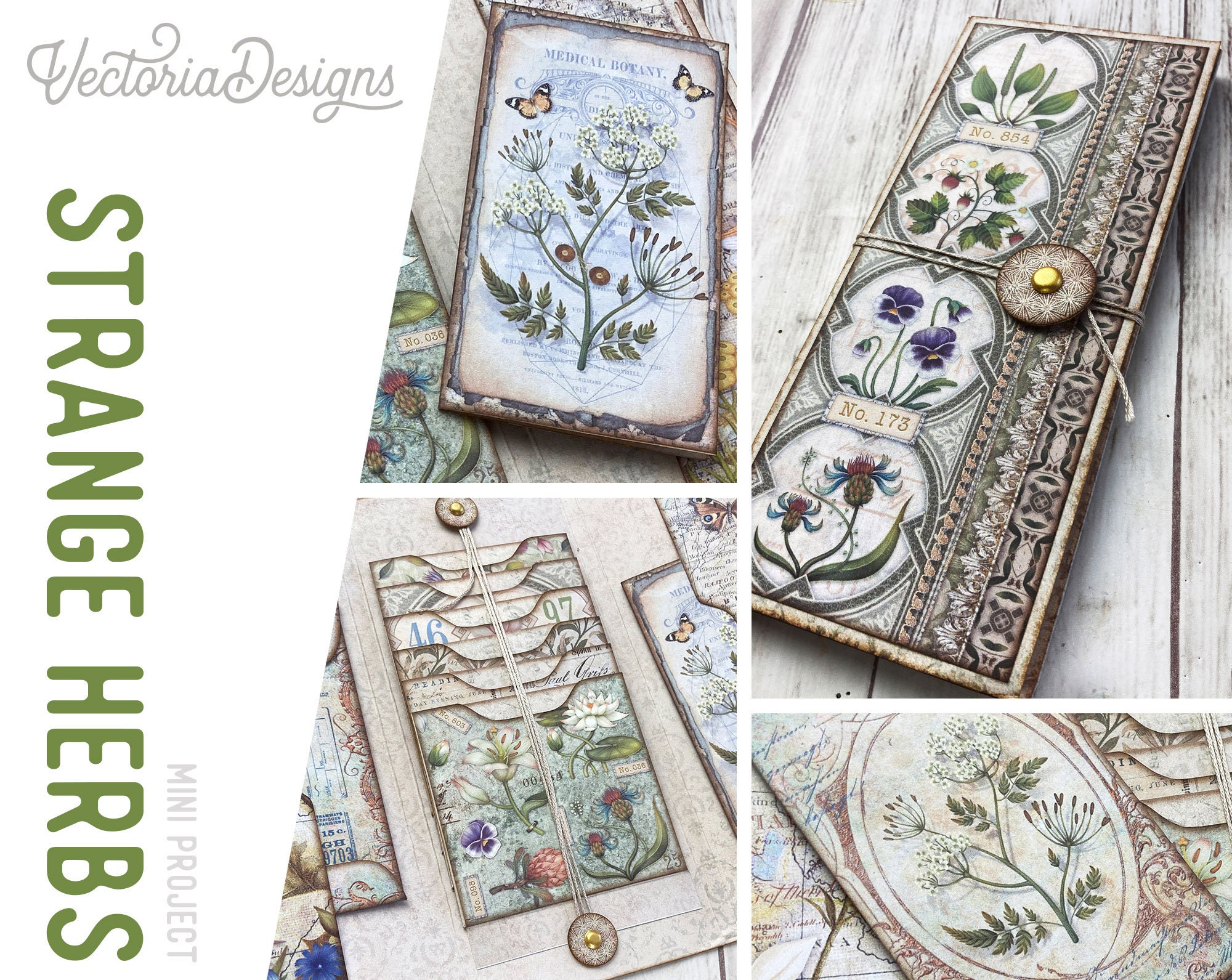 Strange Herbs Mini Project Summer Crafts Booklet Botanical Craft Kit ...