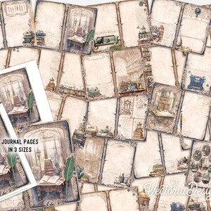 Dark Academia Writer Junk Journal Kit Large DELUXE, Dark Academia ...