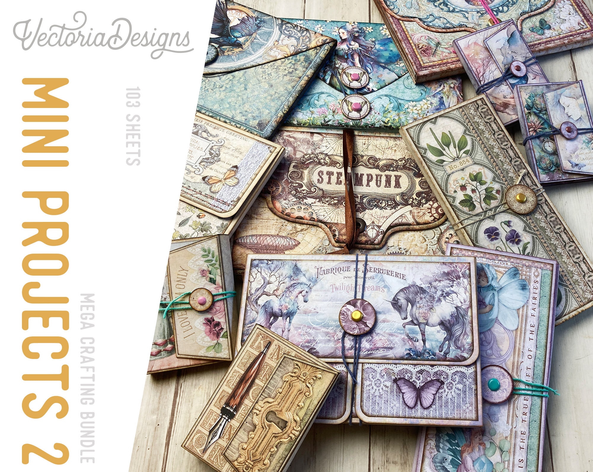 Mini Projects 2 Crafting Bundle DIY Craft Kits Printable Craft Kit ...