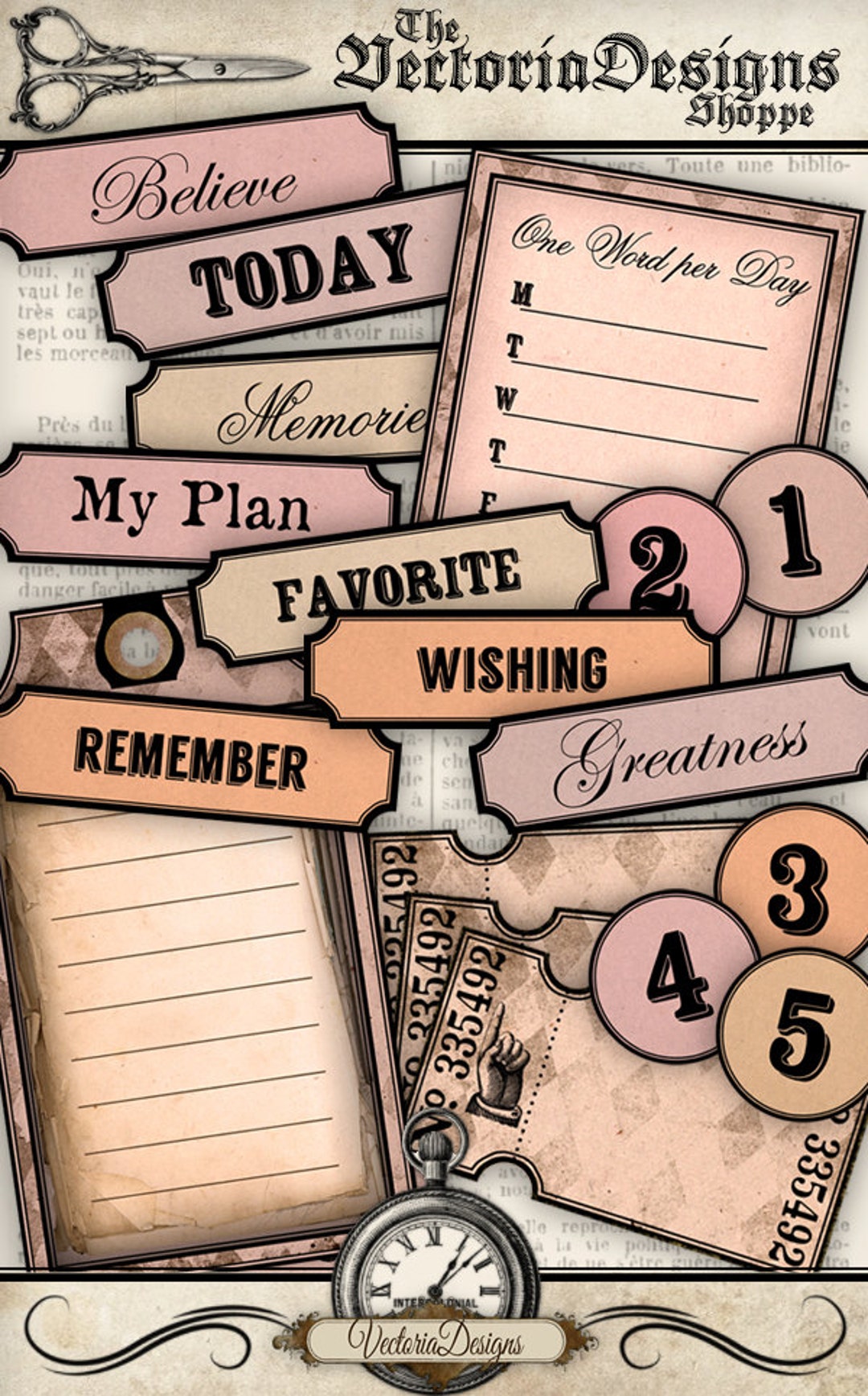 Printable Journal, Craft Junk Journal, Art Hobby Journal, Instant ...