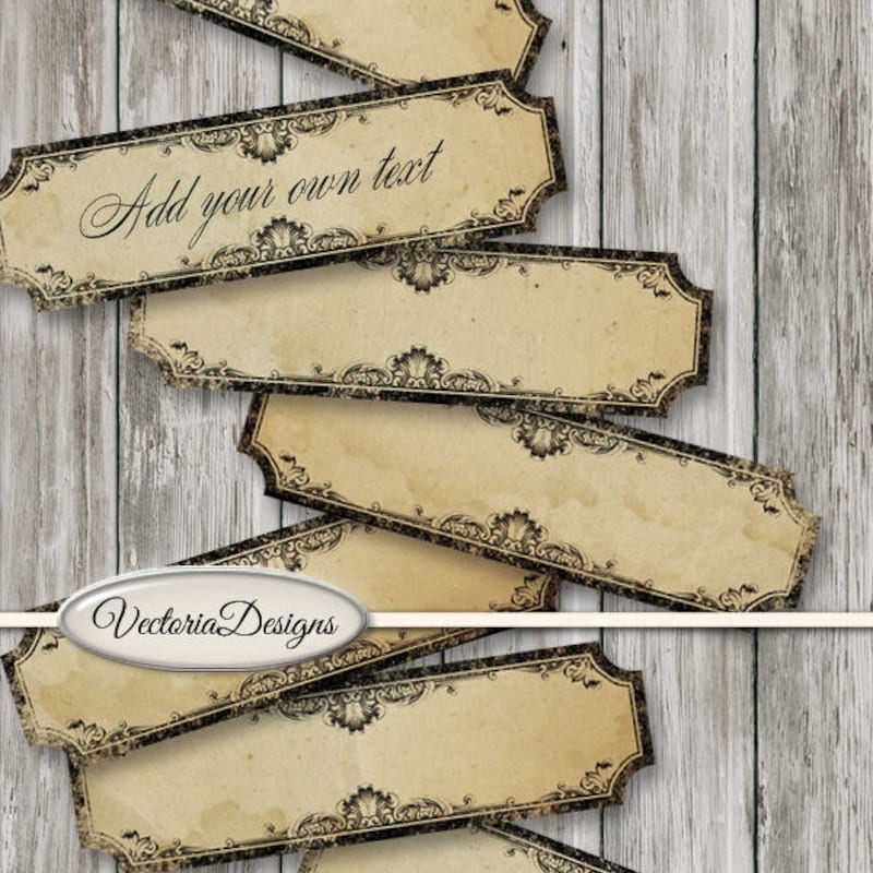 Decorative Labels - Etsy