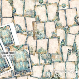 Atlantis Junk Journal Kit DELUXE, Atlantis Crafting Printables Kit ...