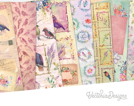 Spring is in the Air Paper Pack Spring Decoration Spring - Etsy