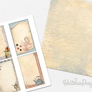 Alice in Wonderland File Folders Kit, Printable File Folders, Tab ...