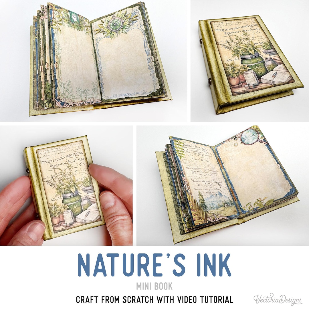 Nature's Ink Mini Book Printable - 003940 - Etsy