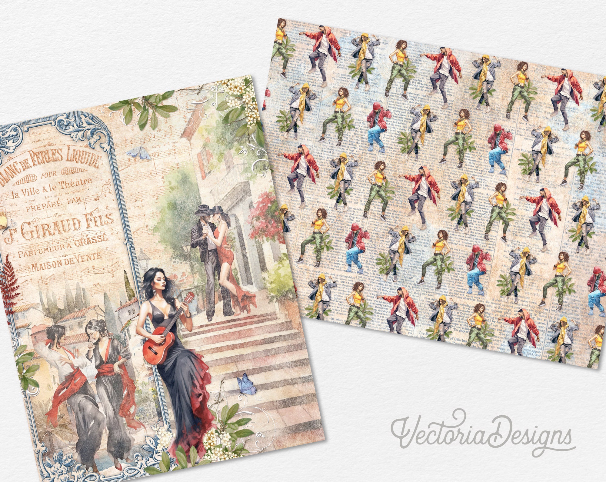 Dance Diary Junk Journal Kit Printable Junk Journal Kit Dance ...