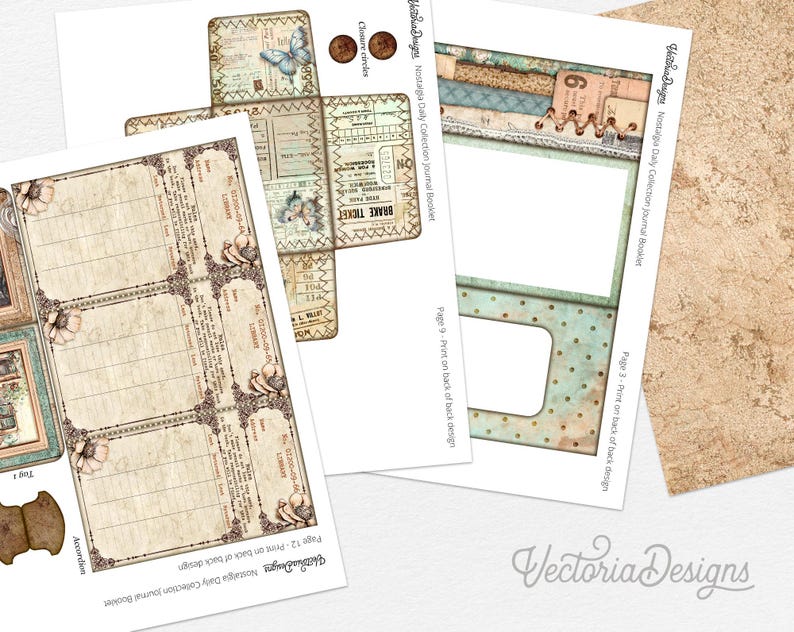 Nostalgia Daily Collection Booklet Mini Project Crafts Booklet Memories ...