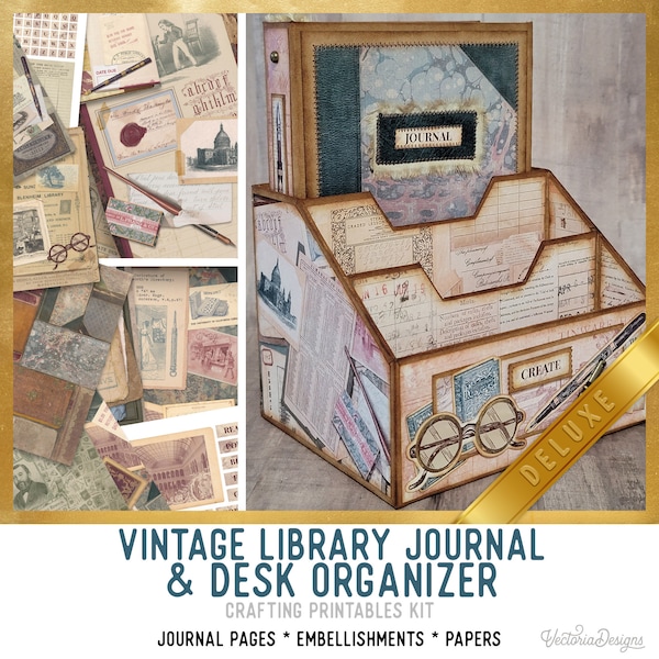 Desk Organizer Vintage - Etsy