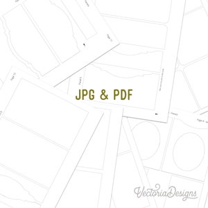 Mini Folio Templates Mini Project Craft Kit Summer Crafts Junk Journal ...